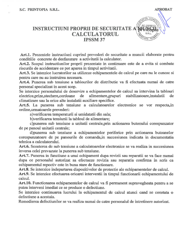 IPSSM 37 Calculatorul | PDF