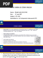 Coxa Vara and Valga: Anatomy & Management | PDF | Hip | Skeletal System