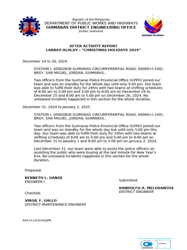 After Activity Report | PDF