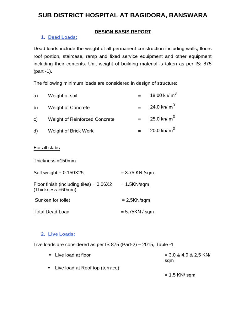 CHC REPORT 2 | PDF | Structural Load | Beam (Structure)