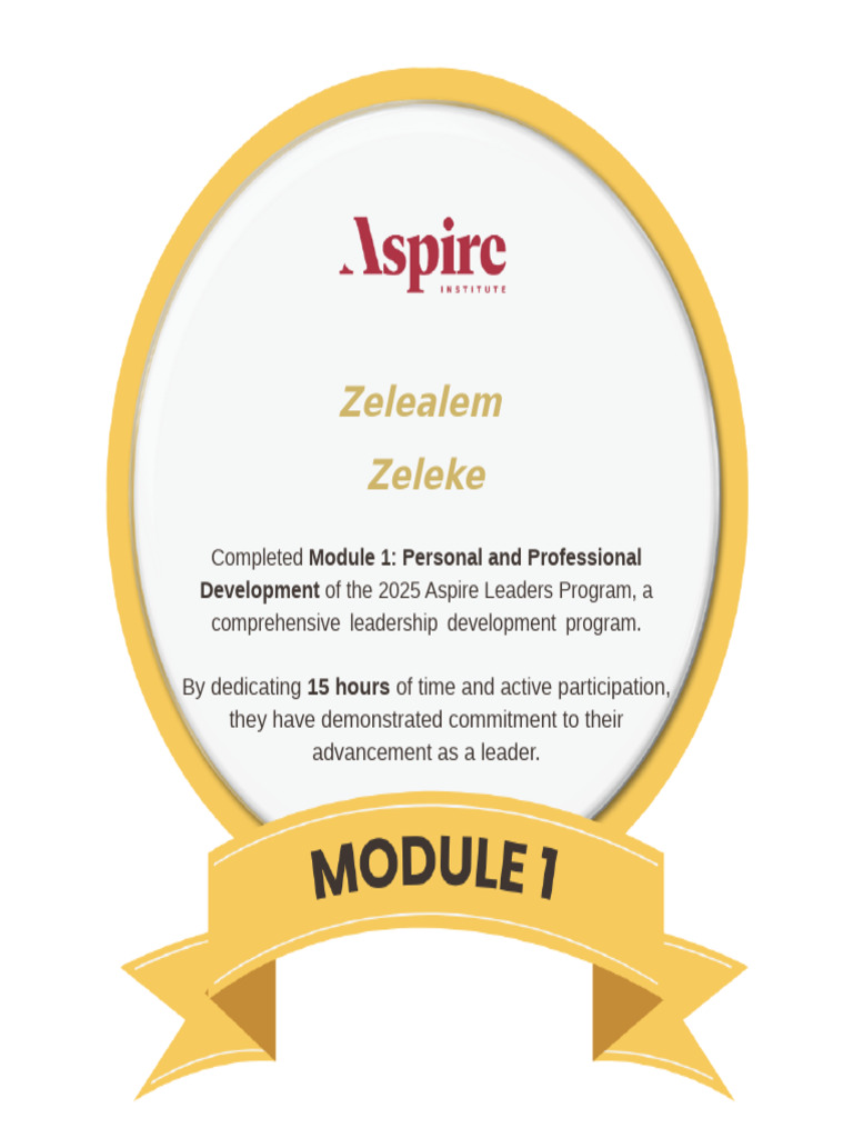 zelealem_zeleke_module_1_badge_2025 | PDF
