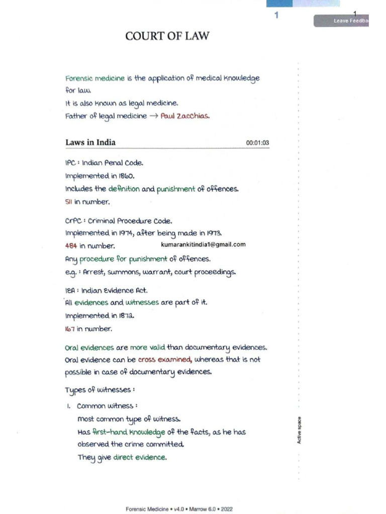 Fmt Fmt Lecture Notes of Marrow | PDF