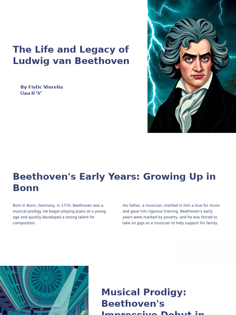 The Life and Legacy of Ludwig Van Beethoven | PDF | Ludwig Van ...