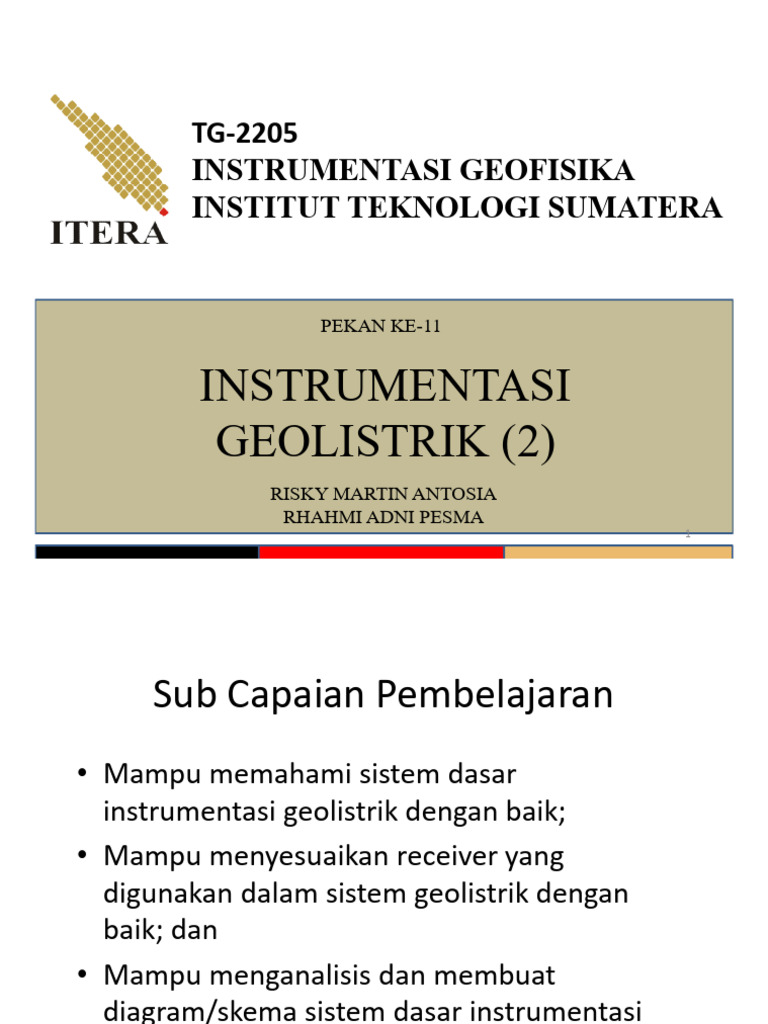 12_Instrumentasi Geolistrik (2) | PDF