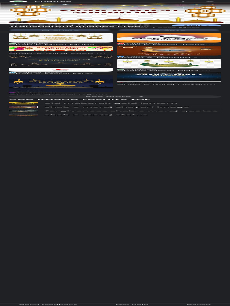 Shab e Meraj Wishes - Google Search | PDF