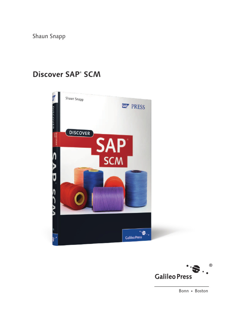 Discover_SAP_SCM (1) | PDF | Supply Chain Management | Supply Chain