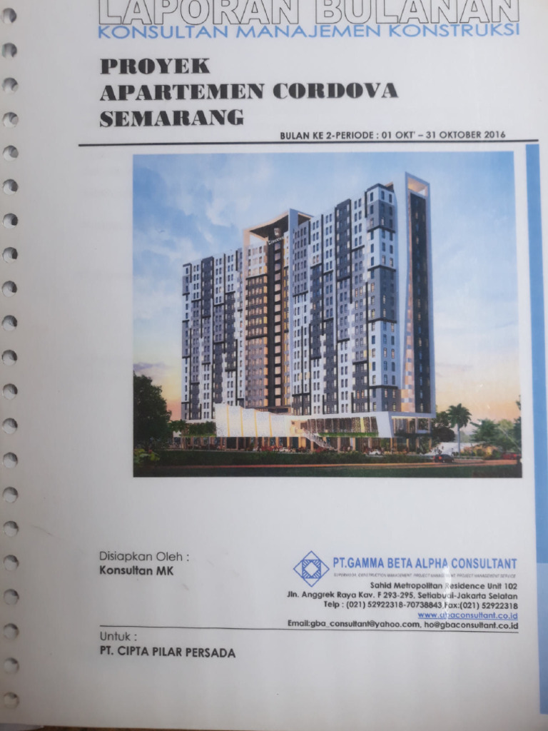 Contoh Lap Bulanan | PDF