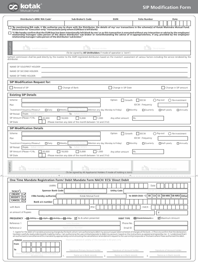 SIP Modification Request Form Guide | PDF | Session Initiation Protocol ...