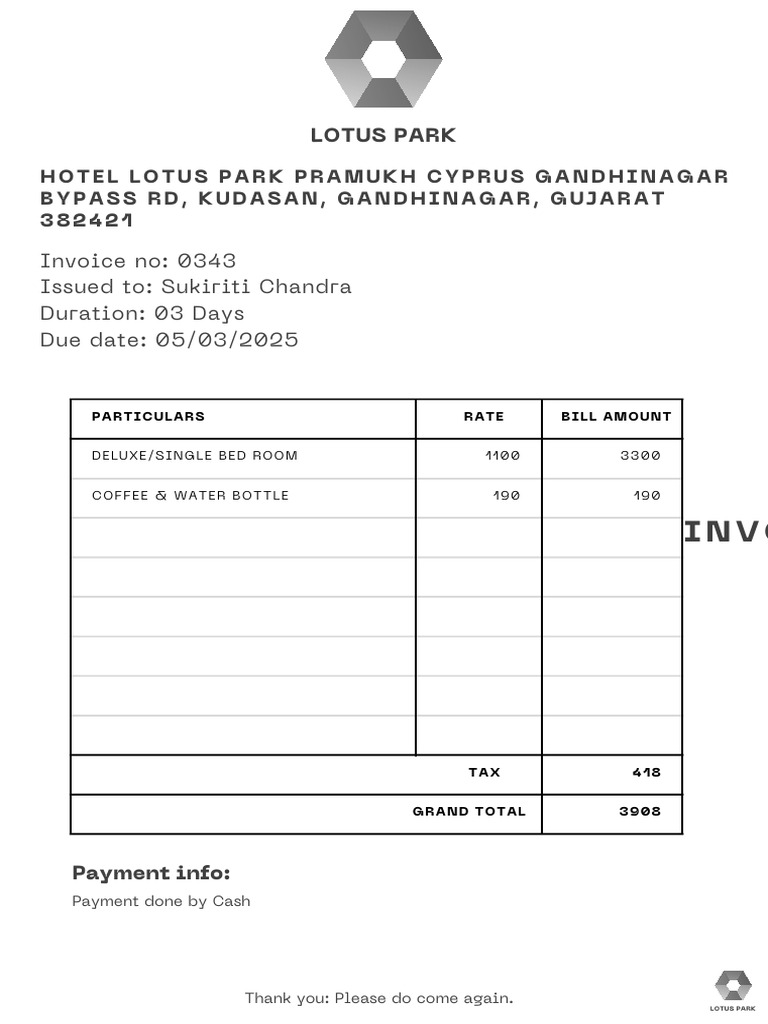 Sukiriti Chandra Invoice | PDF