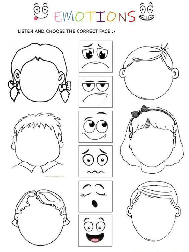 EMOTION FACES DRAWING | PDF