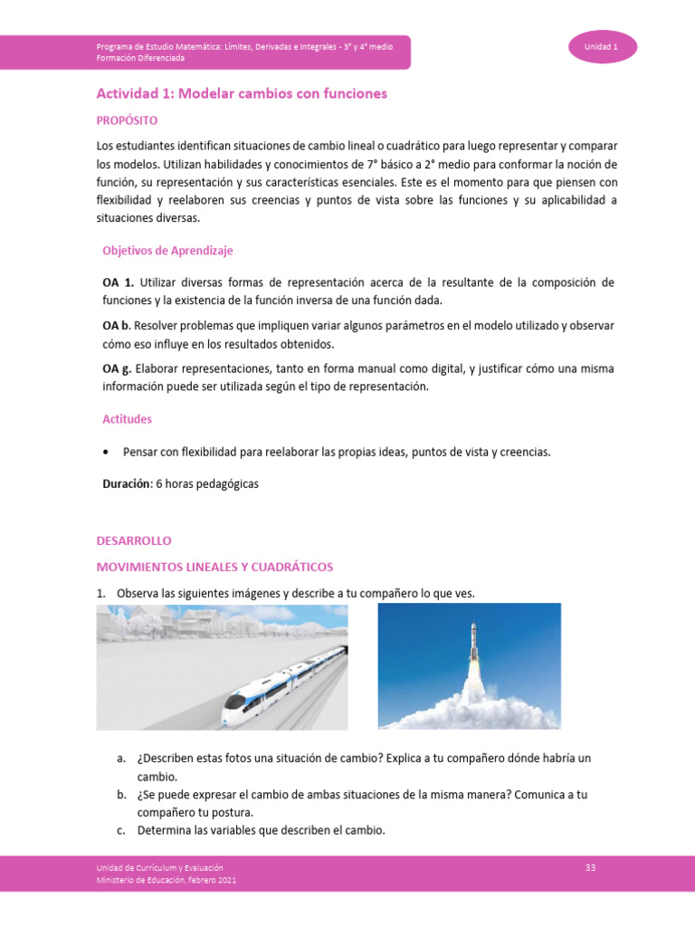 Recurso PDF | PDF | Plan de estudios | Función (Matemáticas)