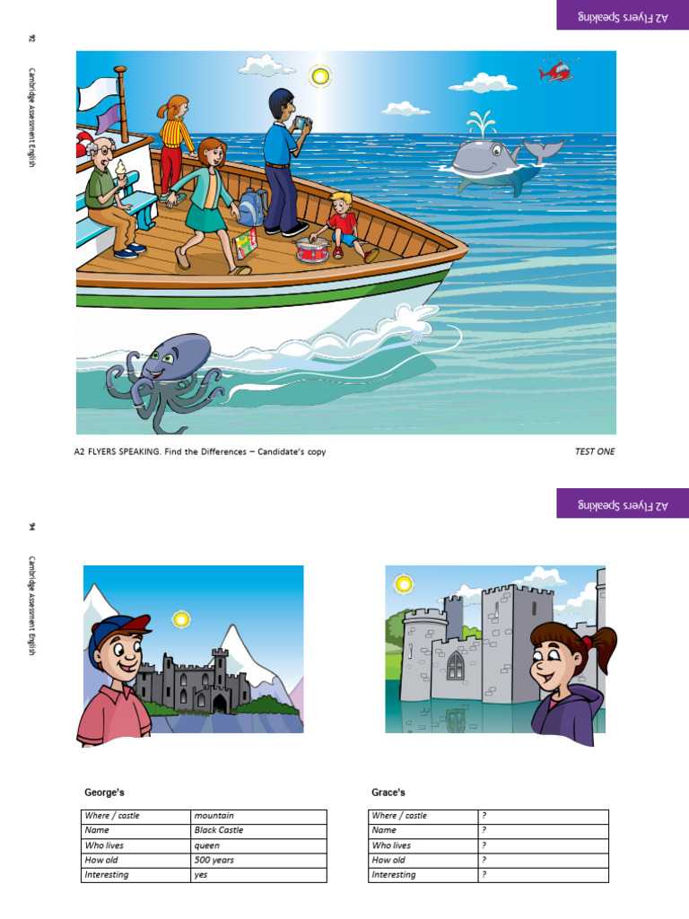 Flyers Speaking Entrance Test (For Students) | PDF | Student Assessment ...