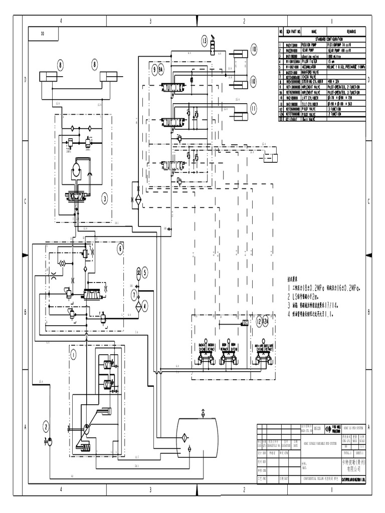 656D hydraulic principle schematic | PDF