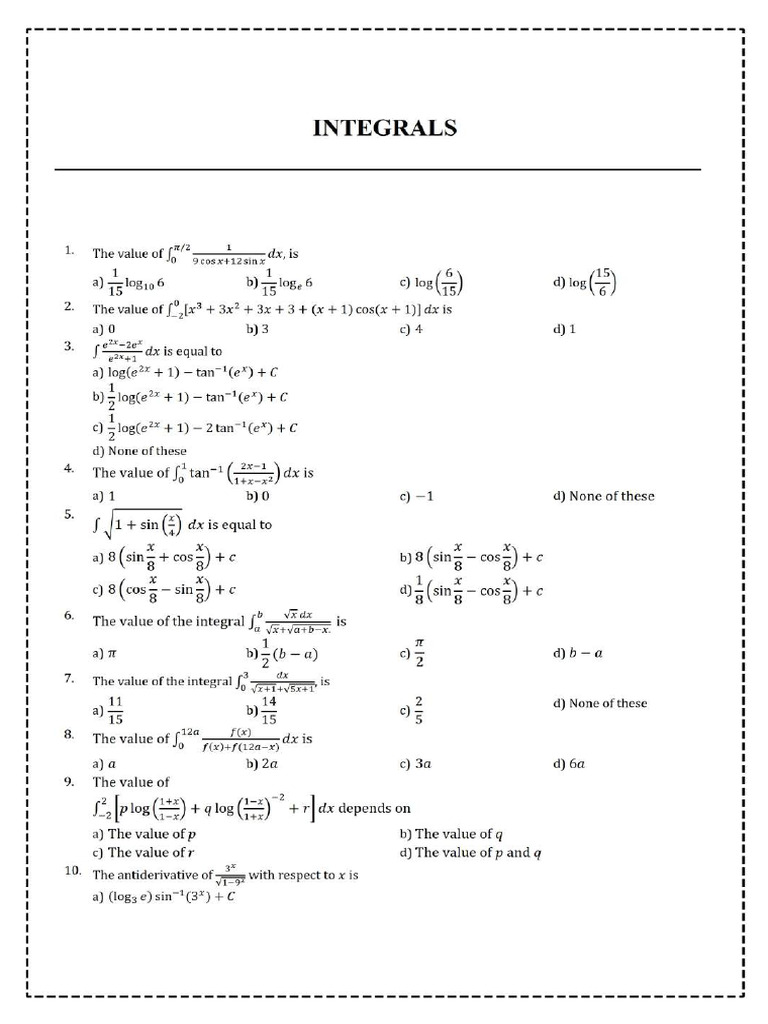 Integration | PDF