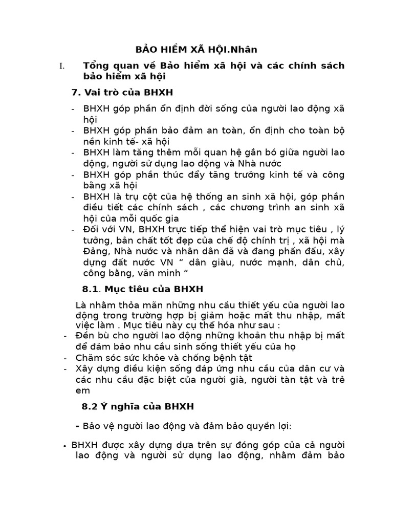 BHXH - Nhân | PDF