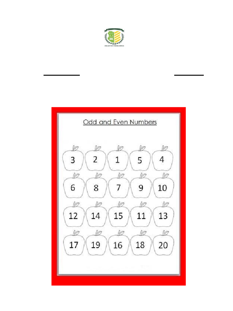 Grade_1_odd_even-_worksheet. | PDF