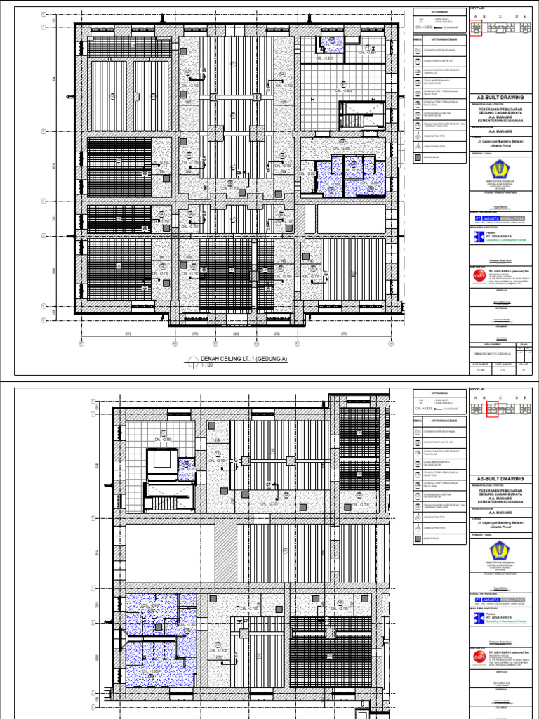 Denah Ceiling Lt. 1 | PDF