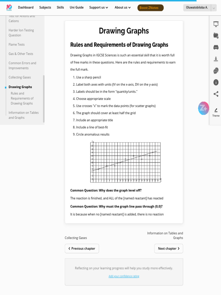 Drawing Graphs | PDF | Ion | Chemical Substances