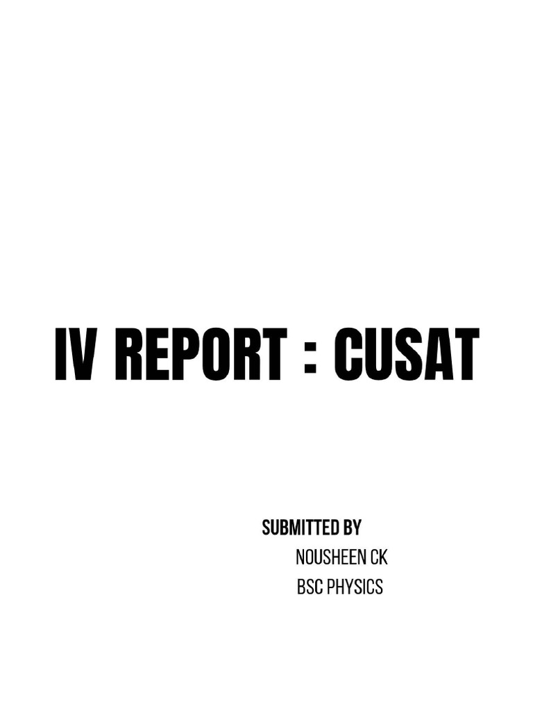 Nousheen IV Report | PDF