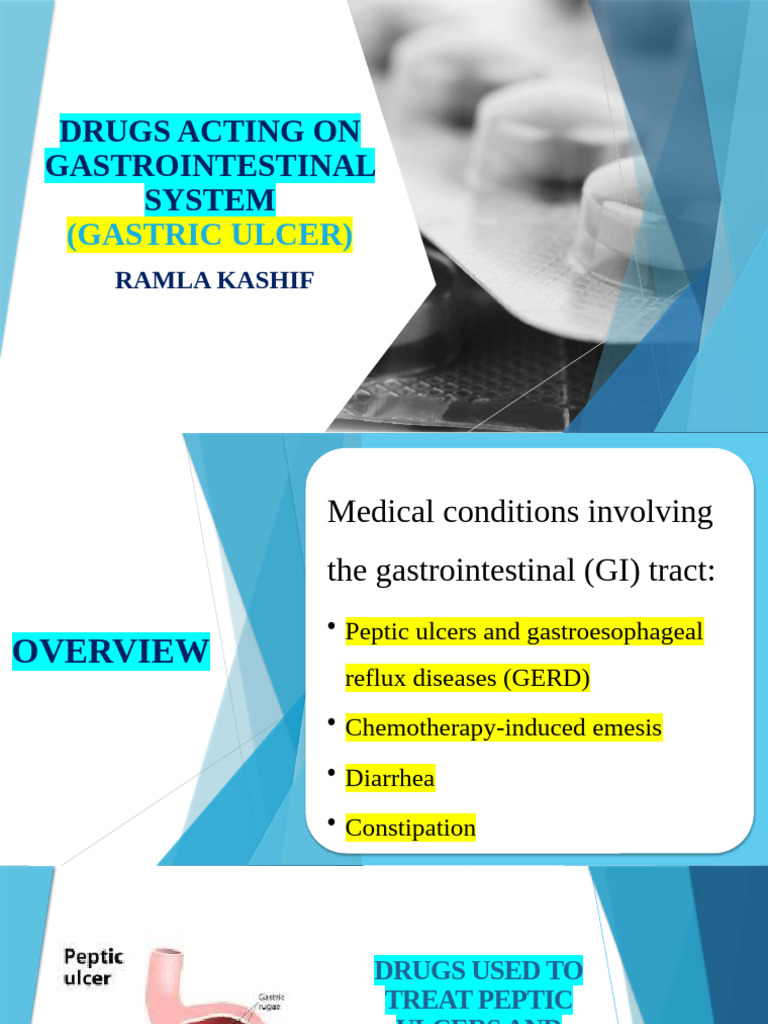 Gastrointestinal Drugs for Ulcers & GERD | PDF | Gastroesophageal ...