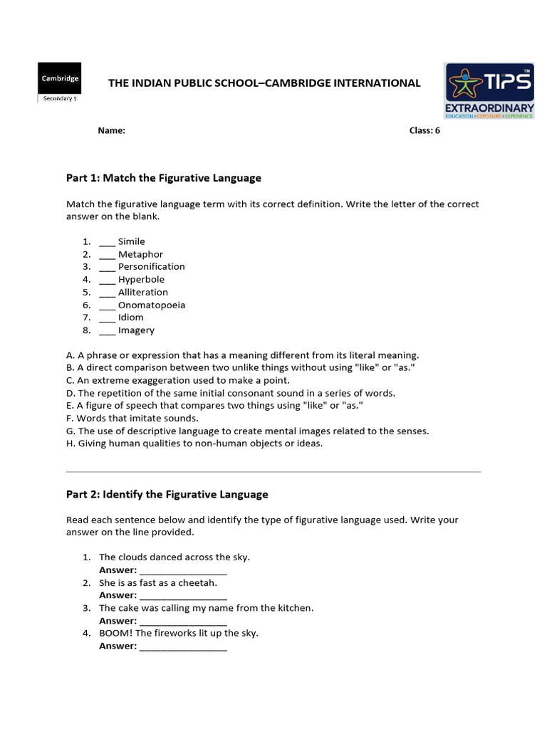 Grade6-Practice Worksheet-Trichy | PDF | Grammar | Semiotics