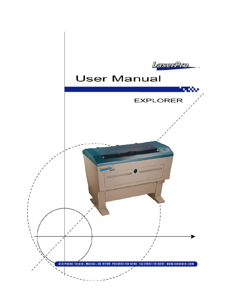 Explorer User Manual | PDF | Laser | Valve