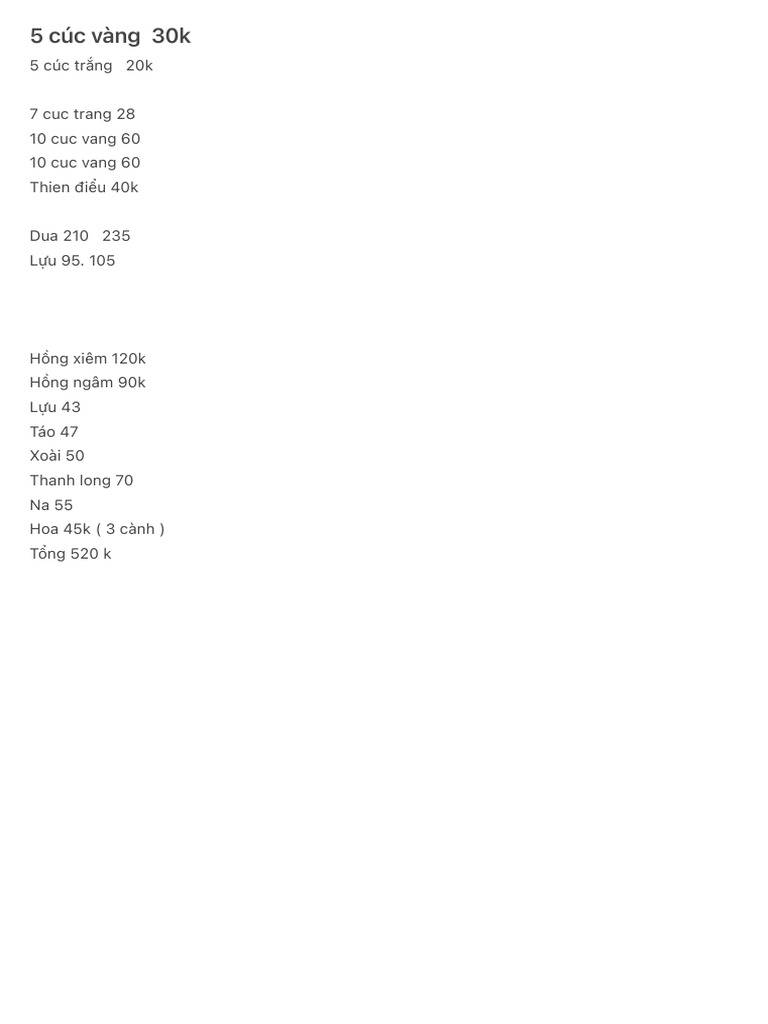 5 cúc vàng 30k | PDF