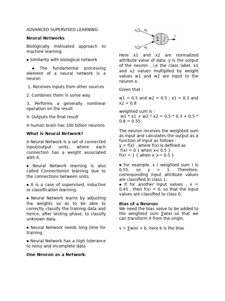 Advanced Supervised Learning | PDF | Machine Learning | Learning
