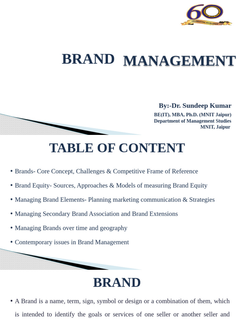 Essentials of Brand Management | PDF | Brand | Marketing