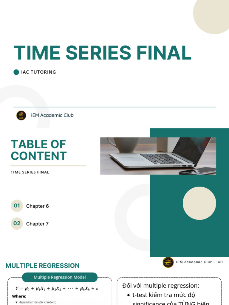 (IAC - Tutor Class) (Time Series - Final) | PDF | Autocorrelation | Autoregressive Integrated ...