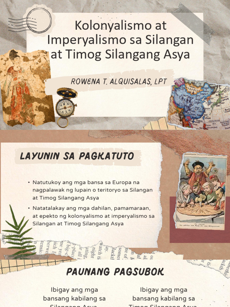 Kolonyalismo, Imperyalismo Sa Silangan at Timog Silangang Asya | PDF