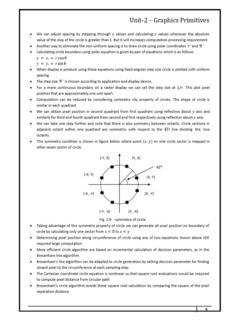 CG - Study - Material Unit 1 & 2-29-69 | PDF | Typefaces | Circle