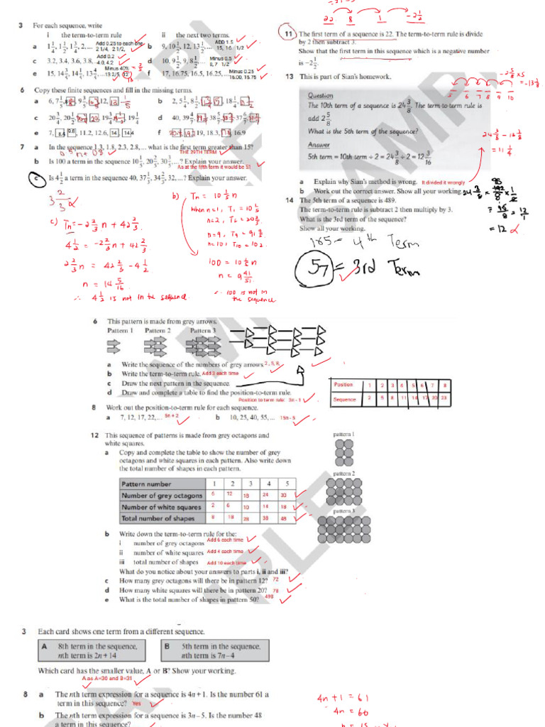 Lesson 108 Percentage, Decimals and Fractions | PDF