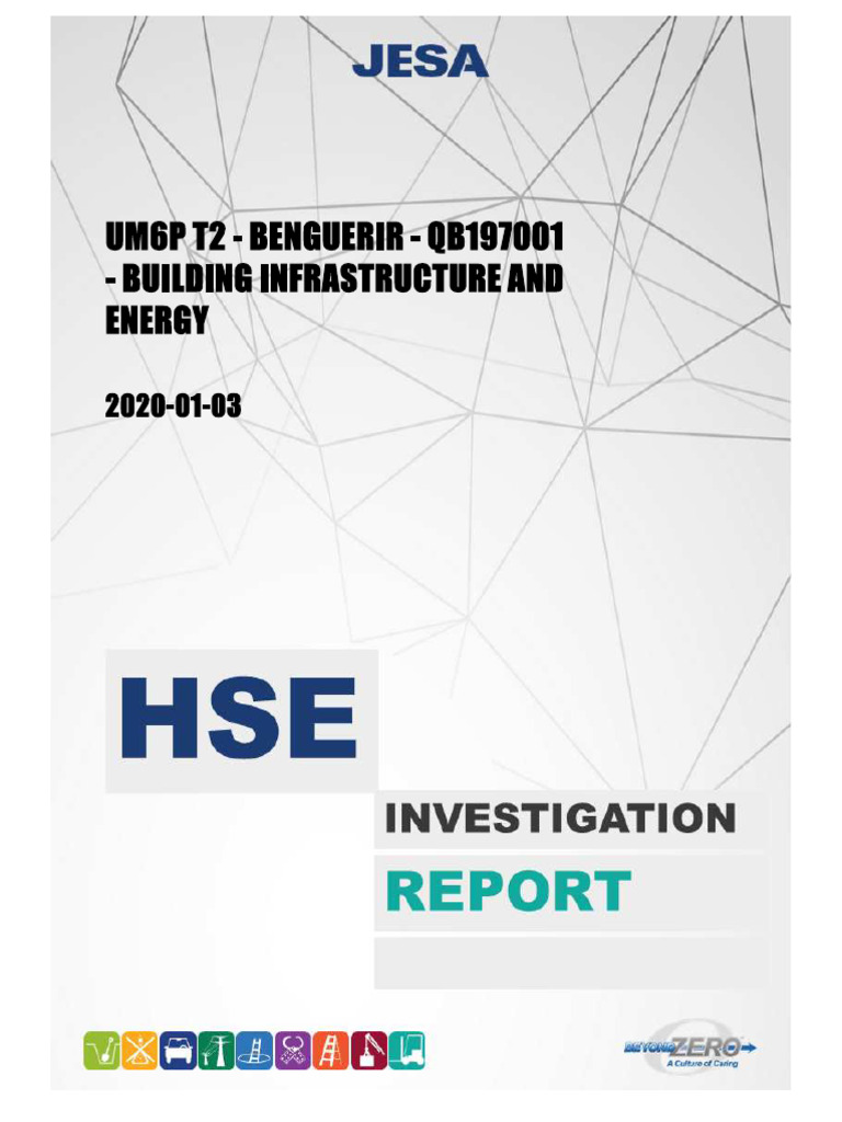 Investigation Report-MAC-Falling Object-Jan 3rd 2020 | PDF