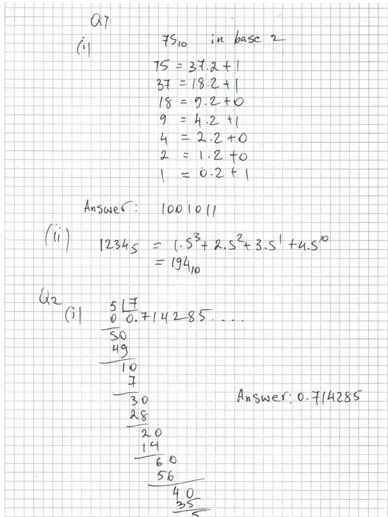 Assignment 3 Math UON | PDF