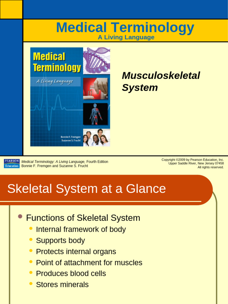 Med Term Musculoskeletal System-1 | PDF | Anatomical Terms Of Motion ...