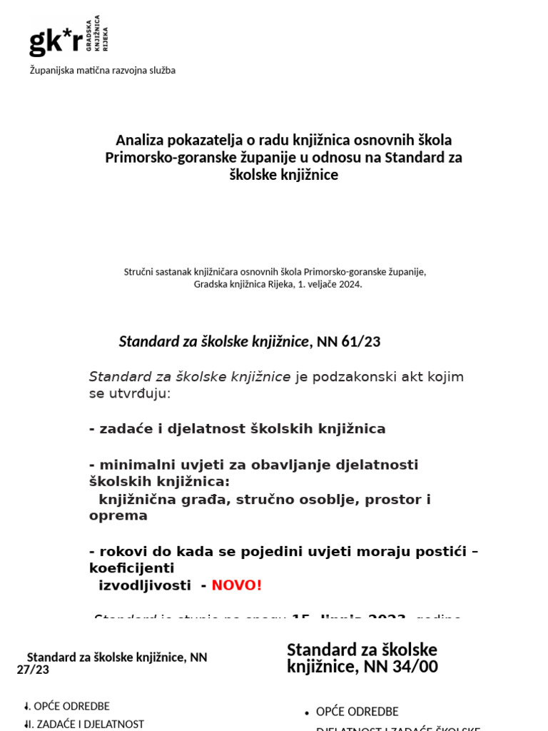 Standardi Za Školske Knjižnice | PDF