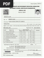 SSC Academic Transcript 2023 | PDF