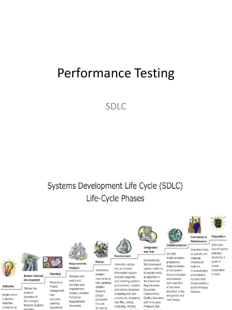 Performance Testing SDLC | PDF