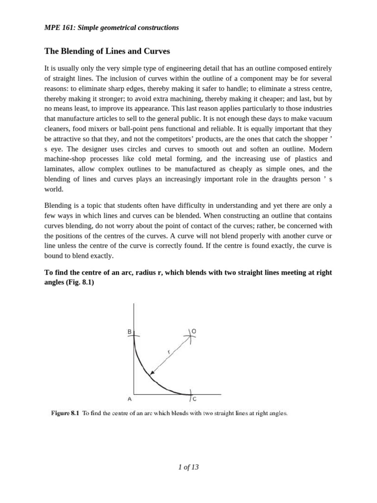 Simple Geometrical Constructions (Part 3) Updated | PDF | Radius | Angle
