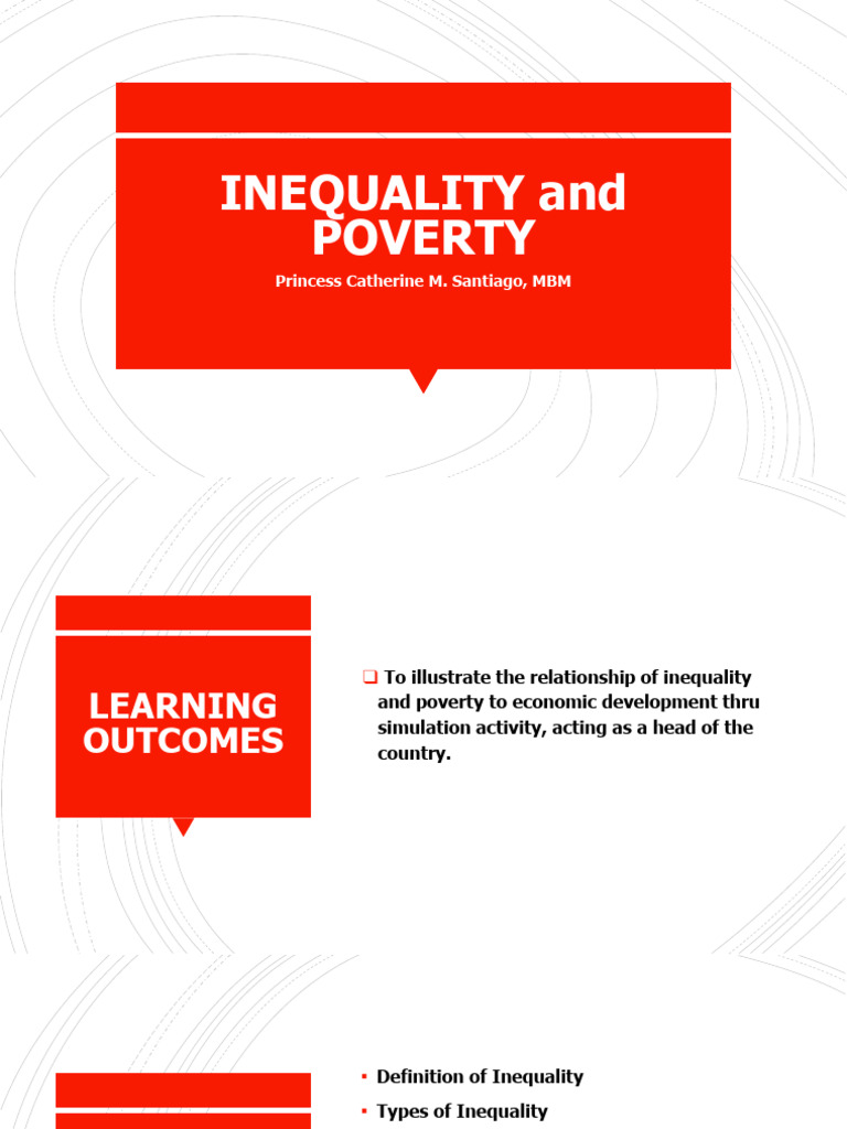 Inequality And Poverty Pdf Poverty Poverty Homelessness