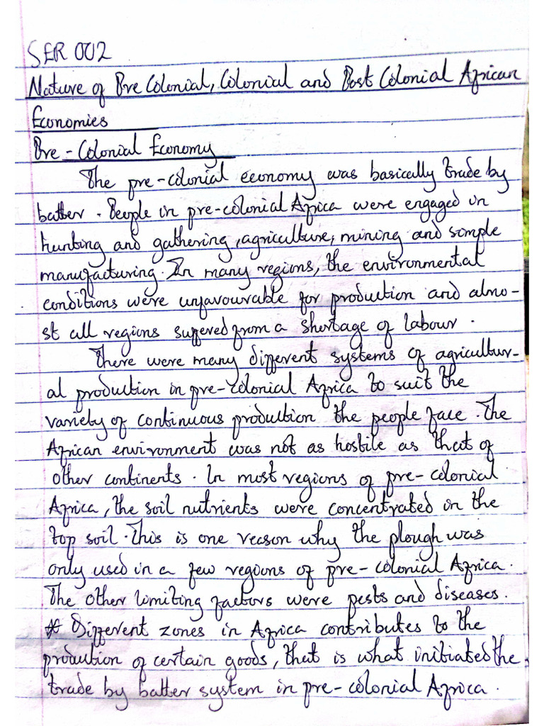 Pre-Colonial Africa - SER 002 | PDF