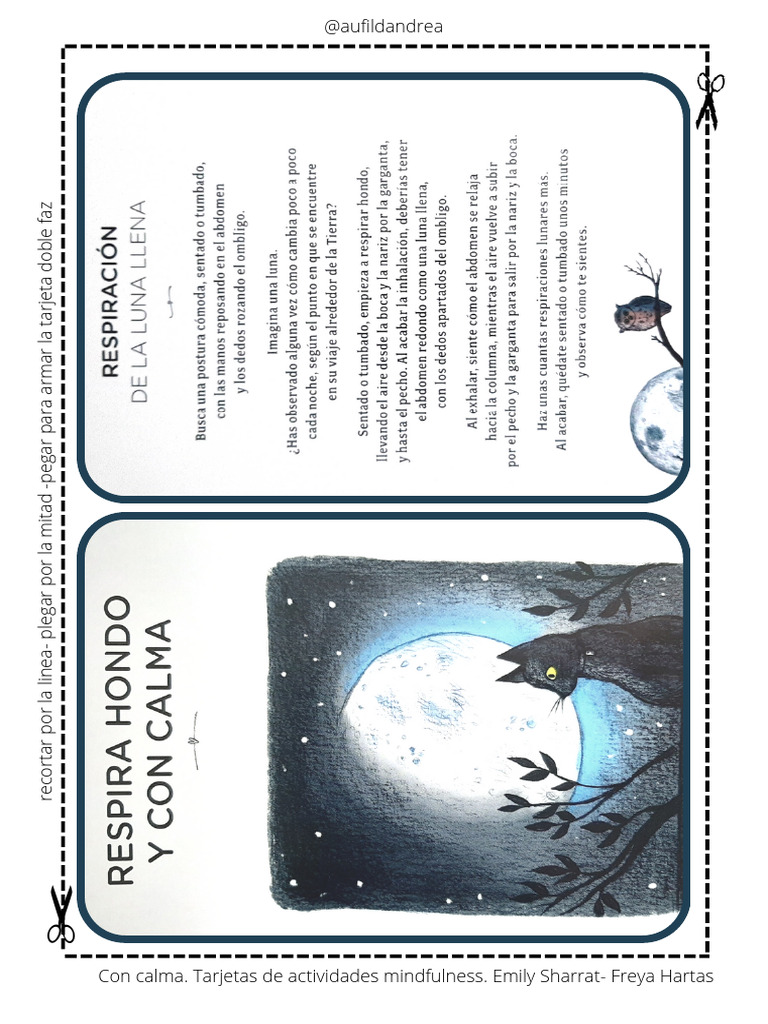 Documento 9. Con Calma, Tarjetas Mindfulness | PDF