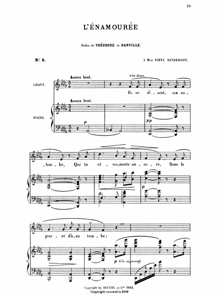 L'énamourée | PDF