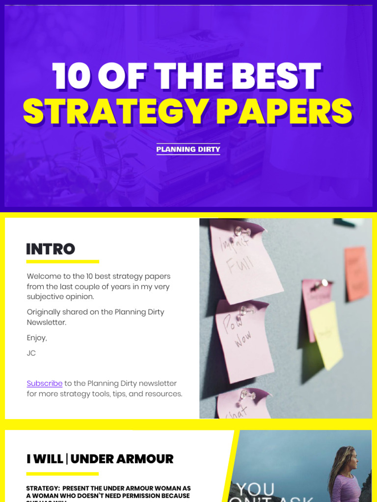 Top 10 Strategy Papers for Planners | PDF | Cost Of Living | Beer