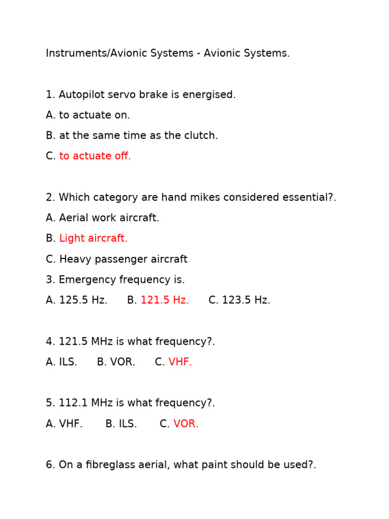 Instrument Avionic System- Avionics | PDF | Inertial Navigation System ...