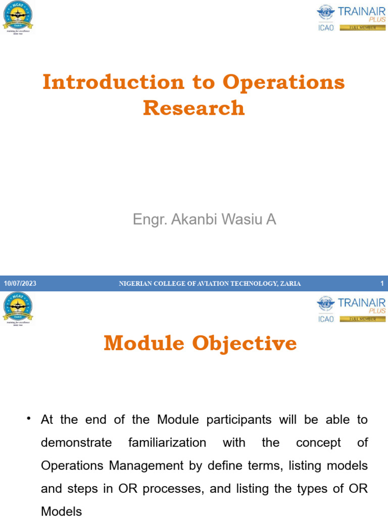 Operations Research | PDF | Linear Programming | Mathematical Optimization