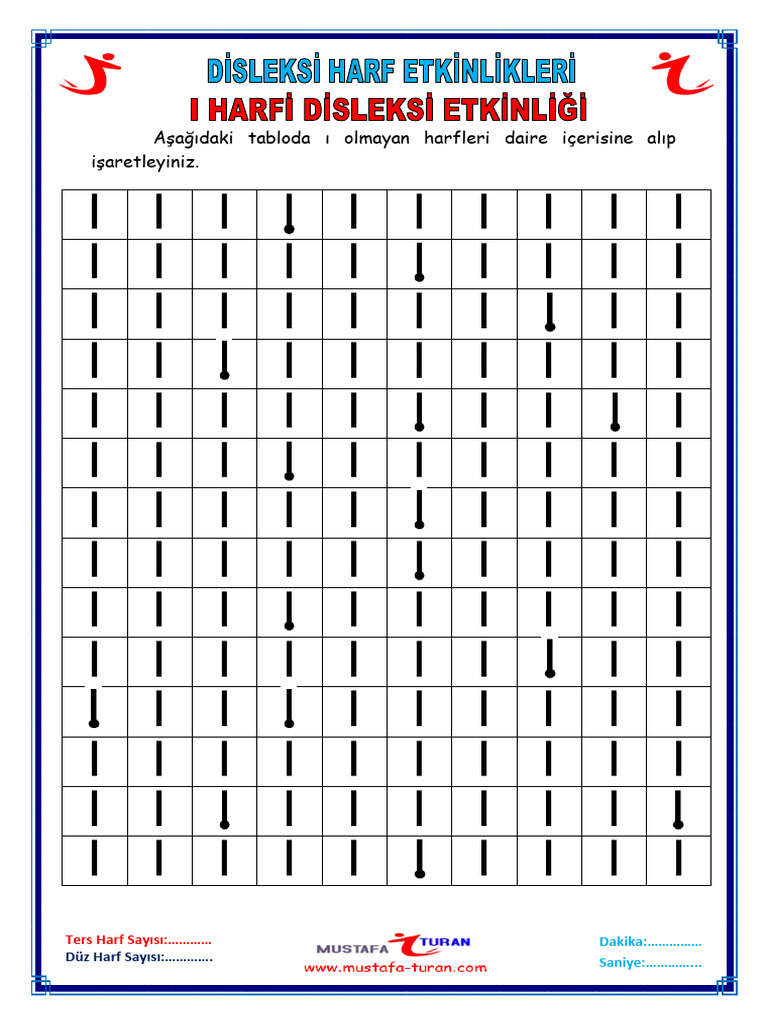 135638i Harfi Disleksi Etkinligi | PDF