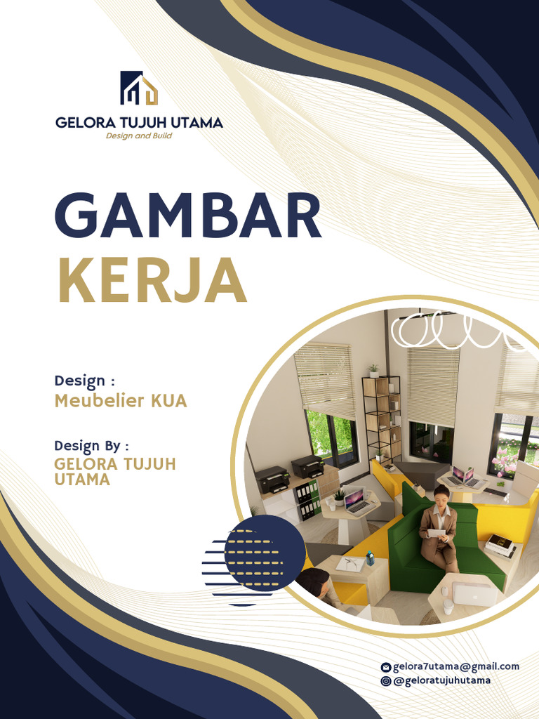 Gambar Kerja Interior Prototype KUA 4.0 | PDF
