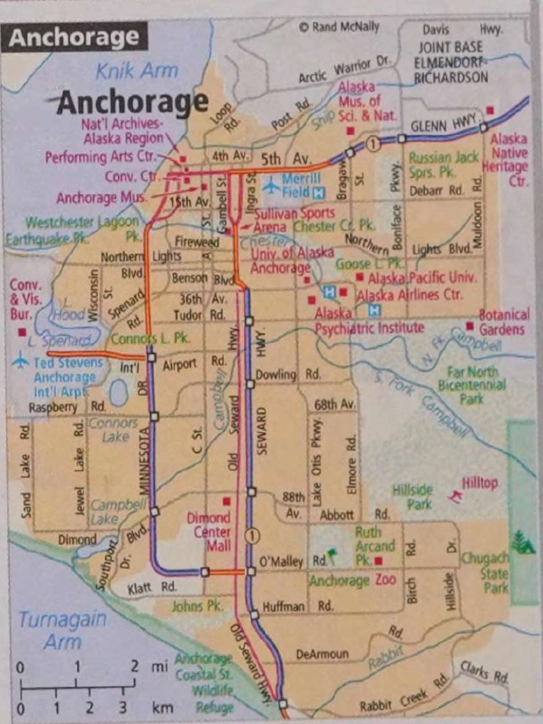 Anchorage Road Map | PDF